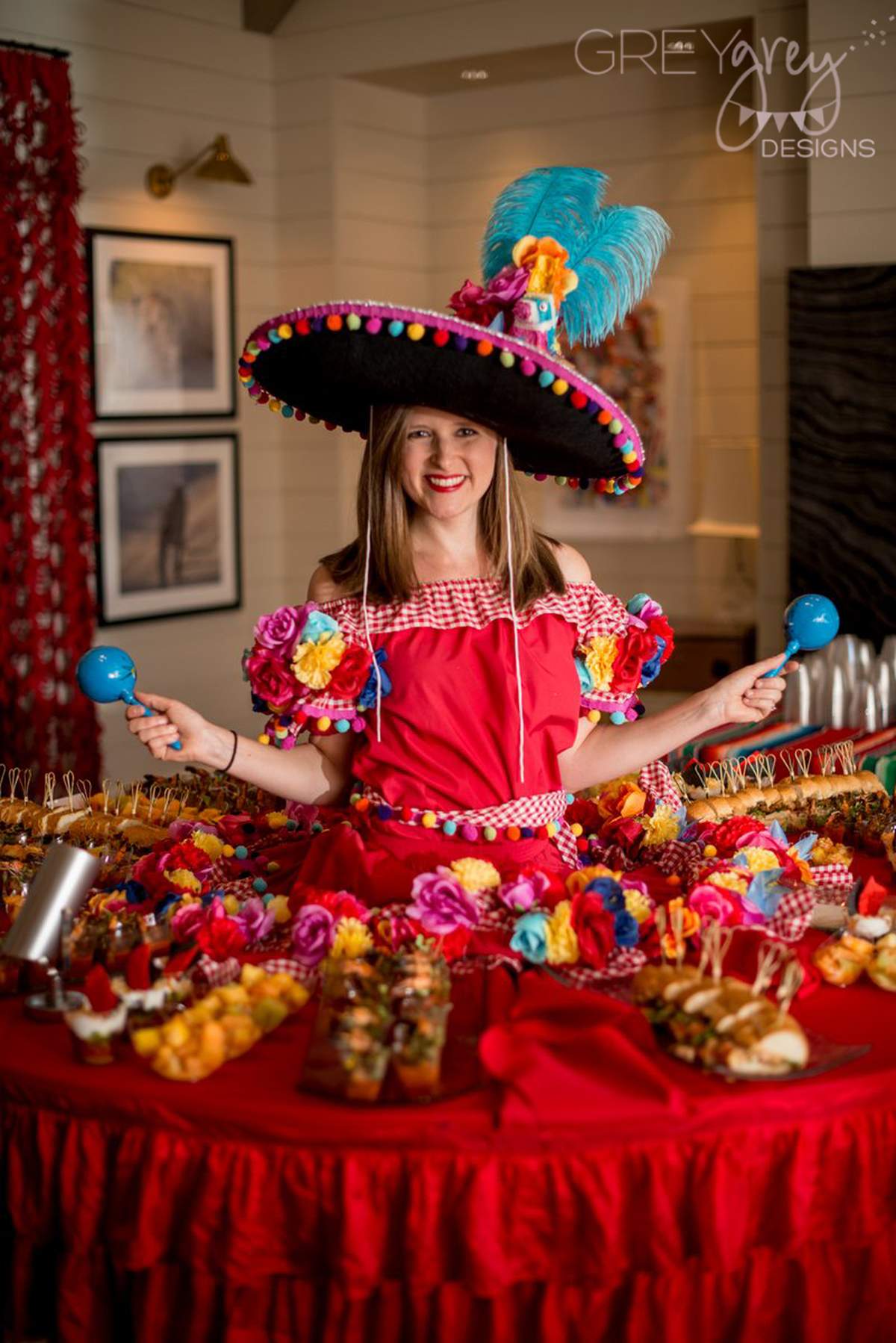 Fiesta / Mexican Backyard Fiesta Concert Party Ideas | Photo 1 of 70 ...