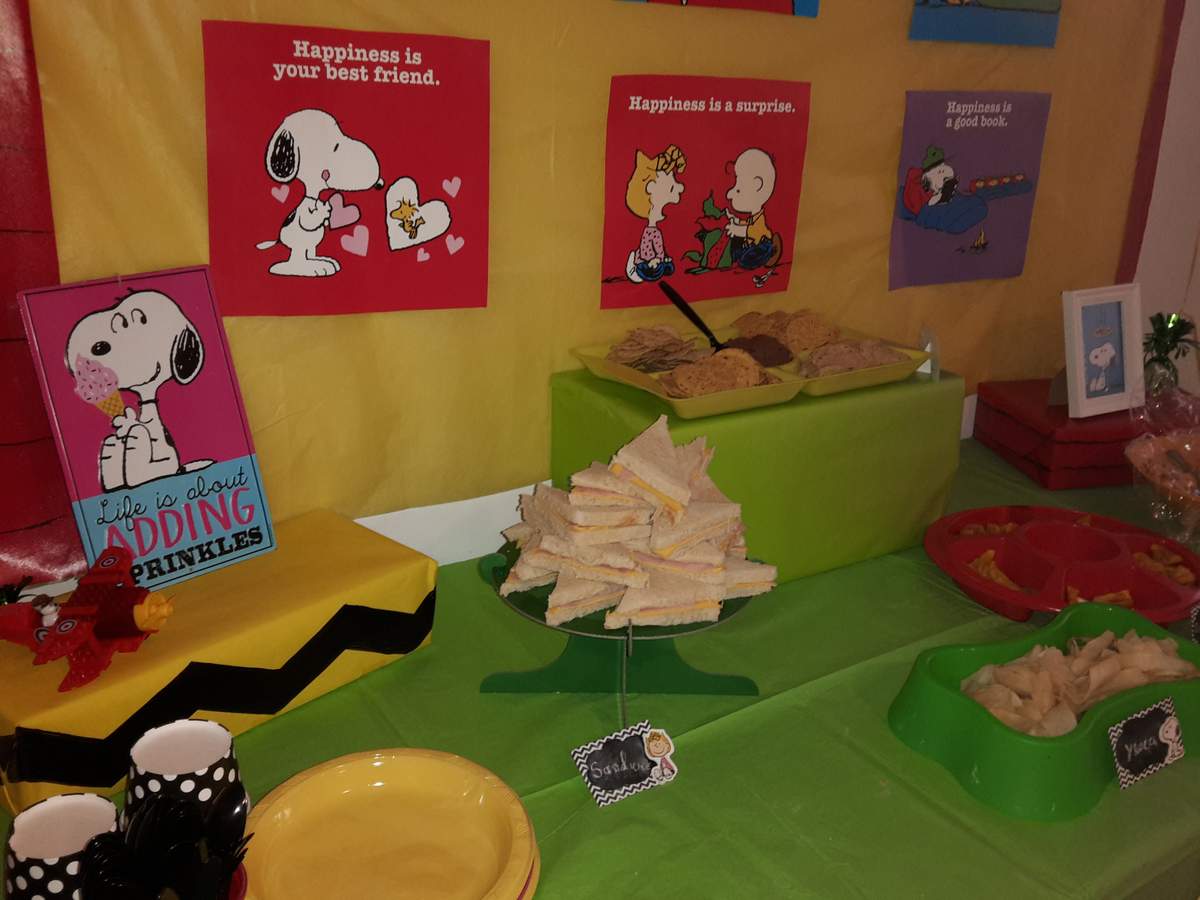 Peanuts & Snoopy Birthday Party Ideas | Photo 2 of 43 | Catch My Party