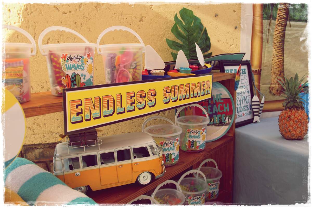 Beach / Surf Birthday Party Ideas | Photo 4 of 31 | Catch My Party