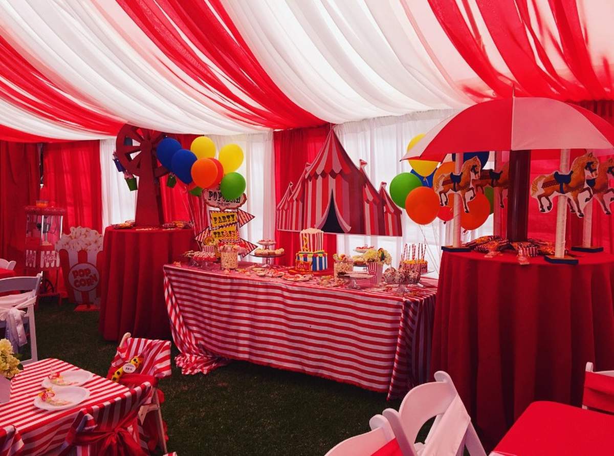 Circus / Carnival Birthday Party Ideas | Photo 12 of 52 | Catch My Party