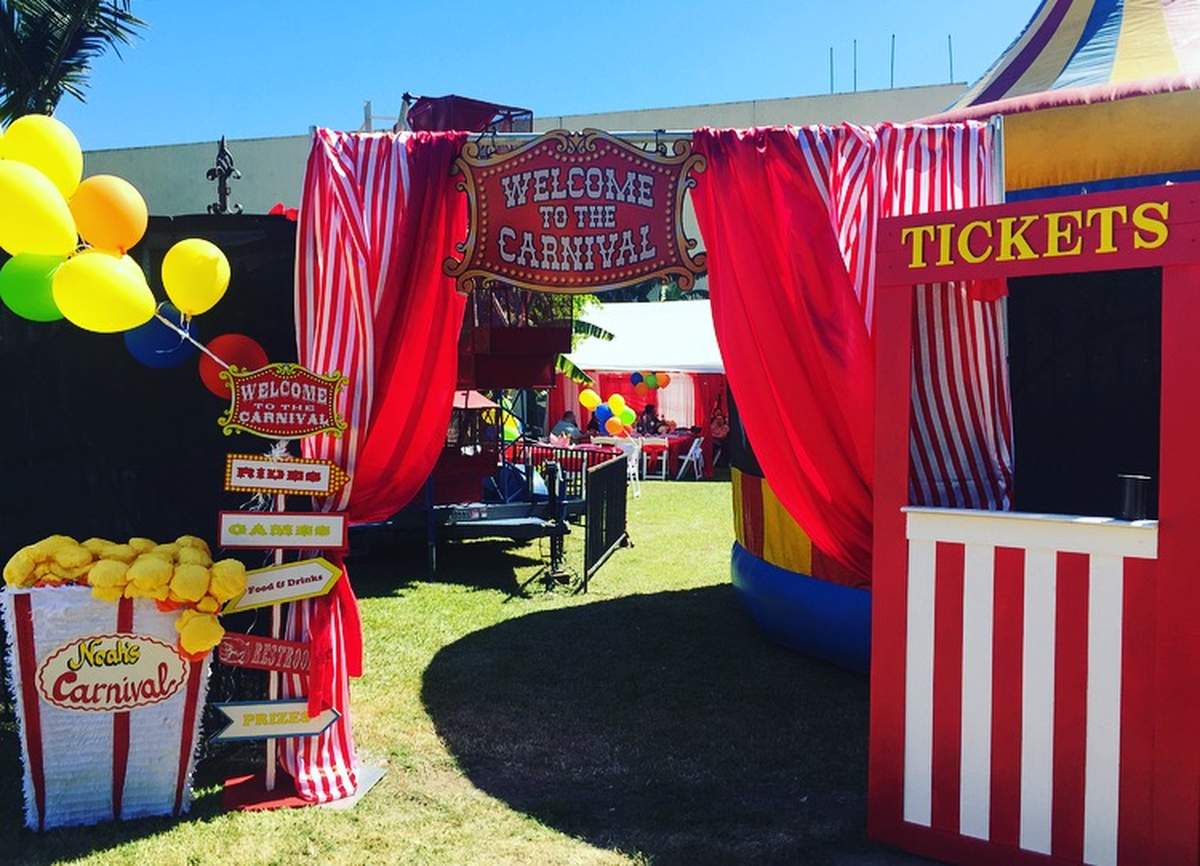 Circus / Carnival Birthday Party Ideas | Photo 12 of 52 | Catch My Party