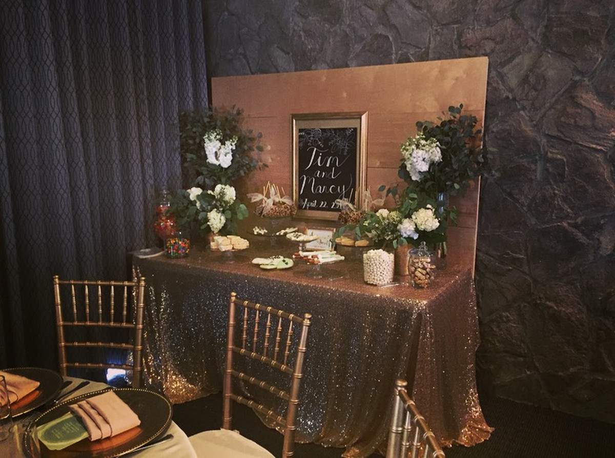 Rustic Glam and Gold Wedding Party Ideas | Photo 3 of 33 | Catch My Party