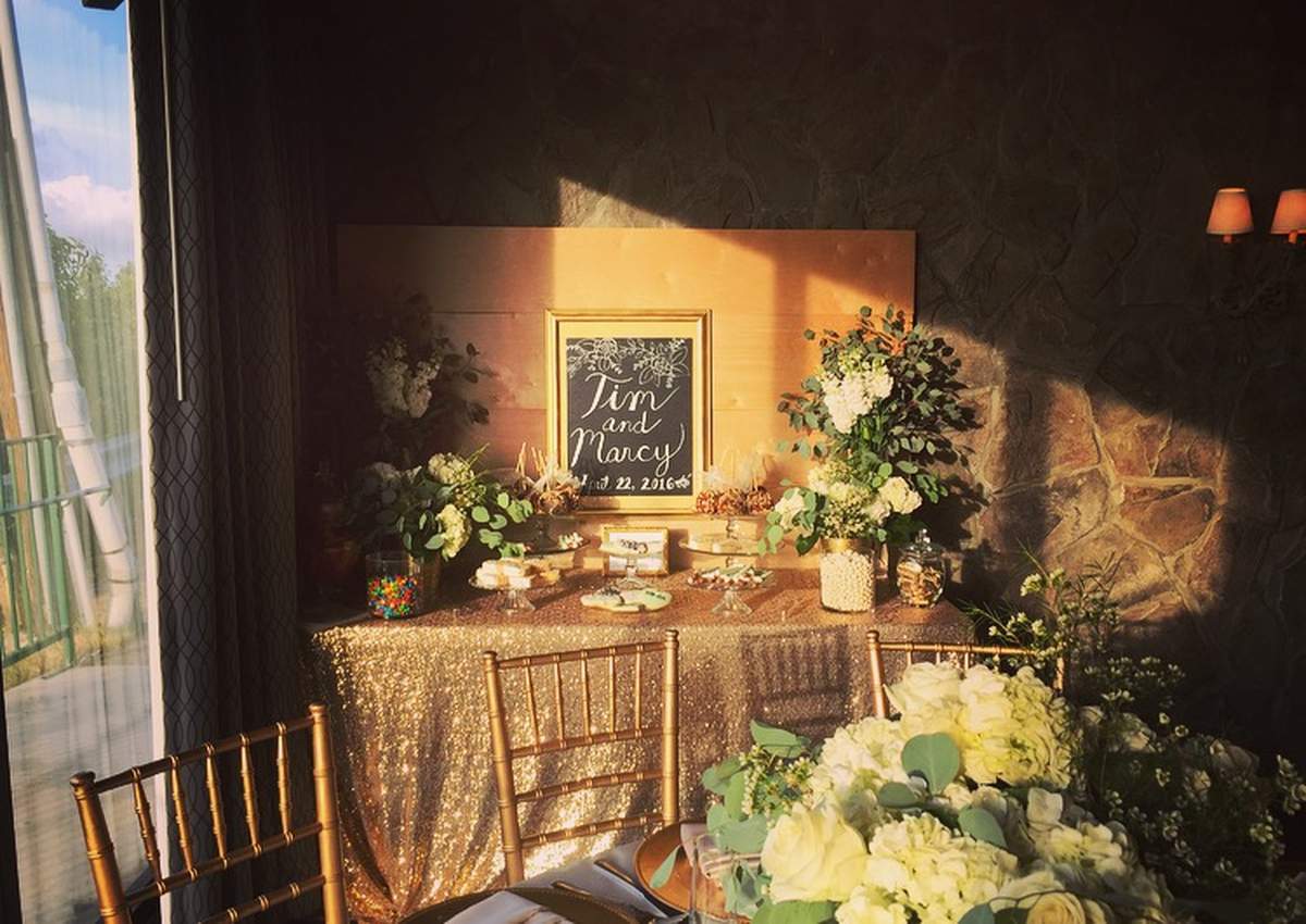 Rustic Glam and Gold Wedding Party Ideas | Photo 2 of 33 | Catch My Party
