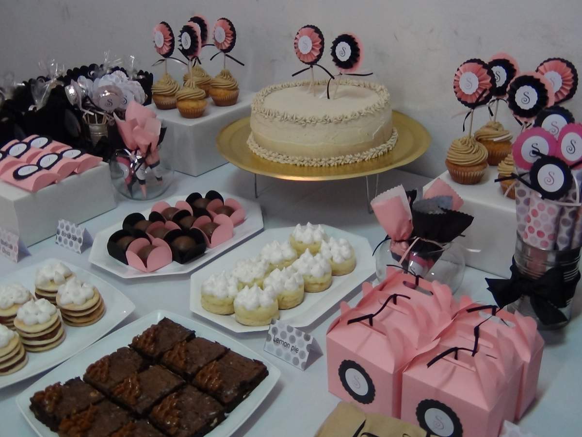 Pink & Black Birthday Party Ideas | Photo 1 of 26 | Catch My Party