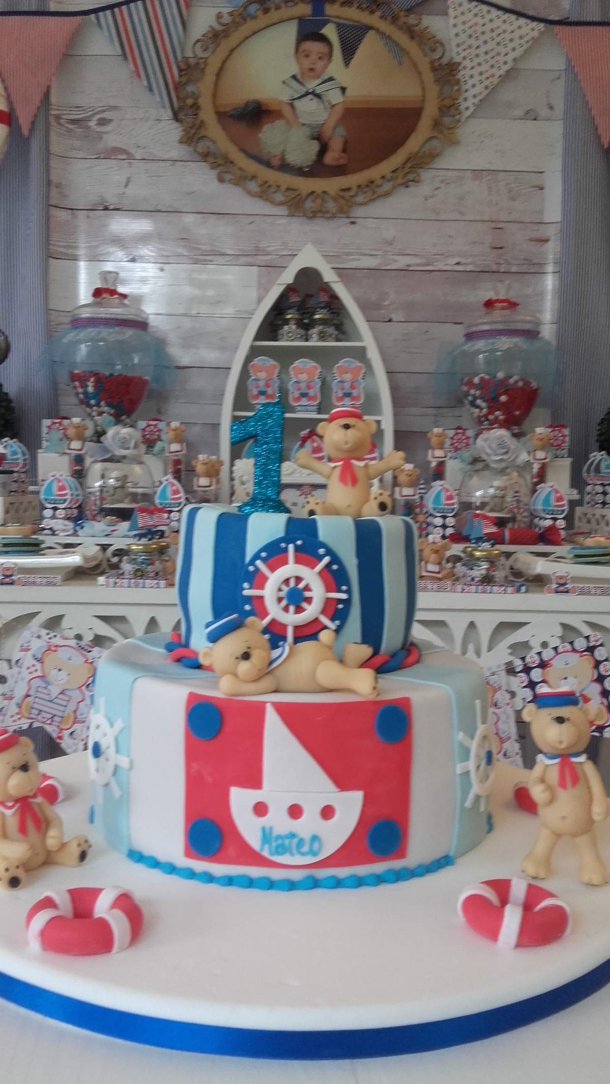 Nautical Baptism Party Ideas | Photo 7 of 125 | Catch My Party