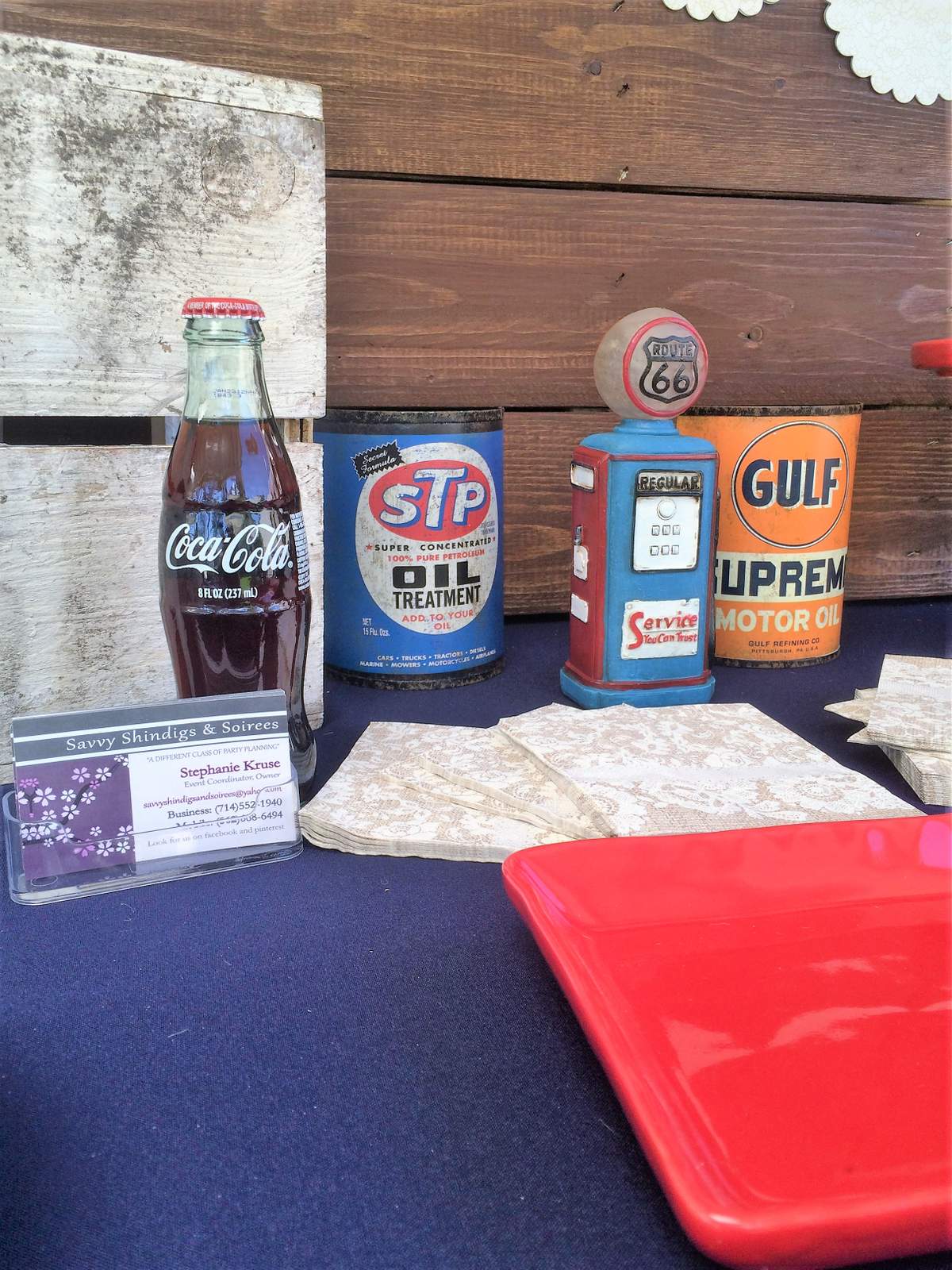 Vintage Route 66 Baby Shower Party Ideas | Photo 1 of 36 | Catch My Party