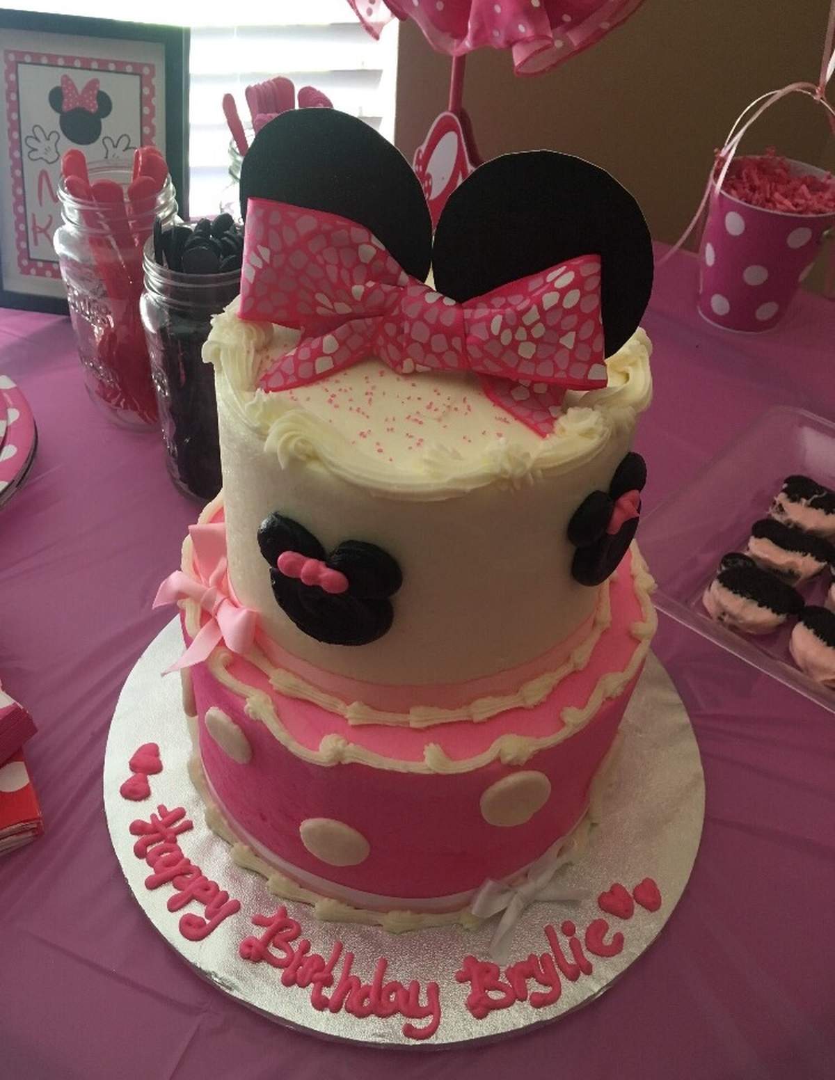 Mickey Mouse / Minnie Mouse / Birthday "Brylie's Minnie Mouse Birthday ...