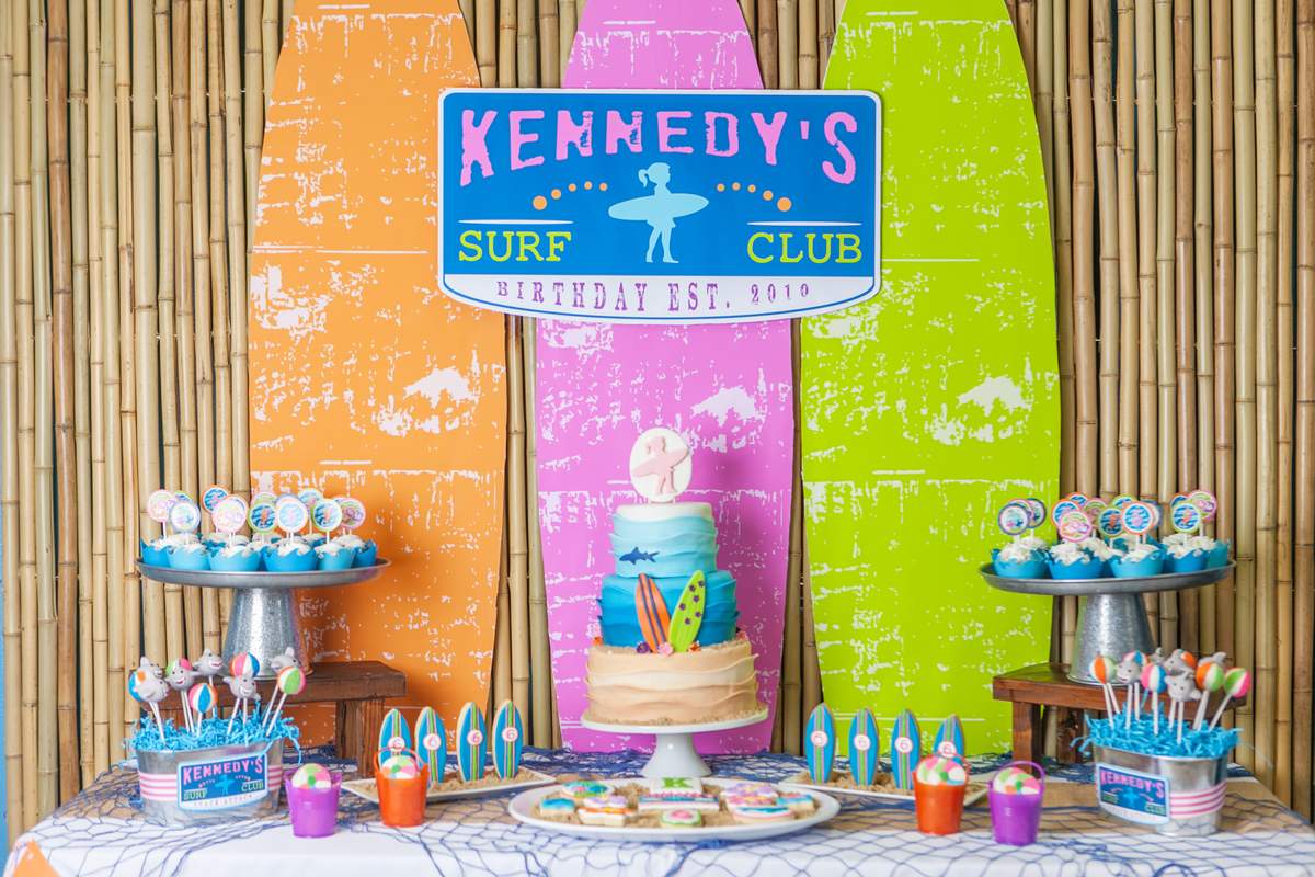 Surfing Birthday Party Ideas | Photo 2 of 122 | Catch My Party