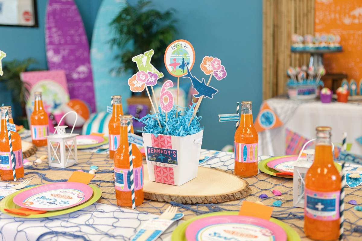 Surfing Birthday Party Ideas | Photo 2 of 122 | Catch My Party