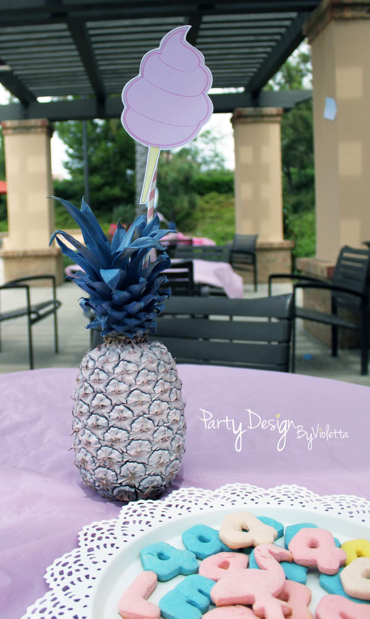 Flamingo's summer pool party, pineapple, popsicle,cotton candy Birthday ...