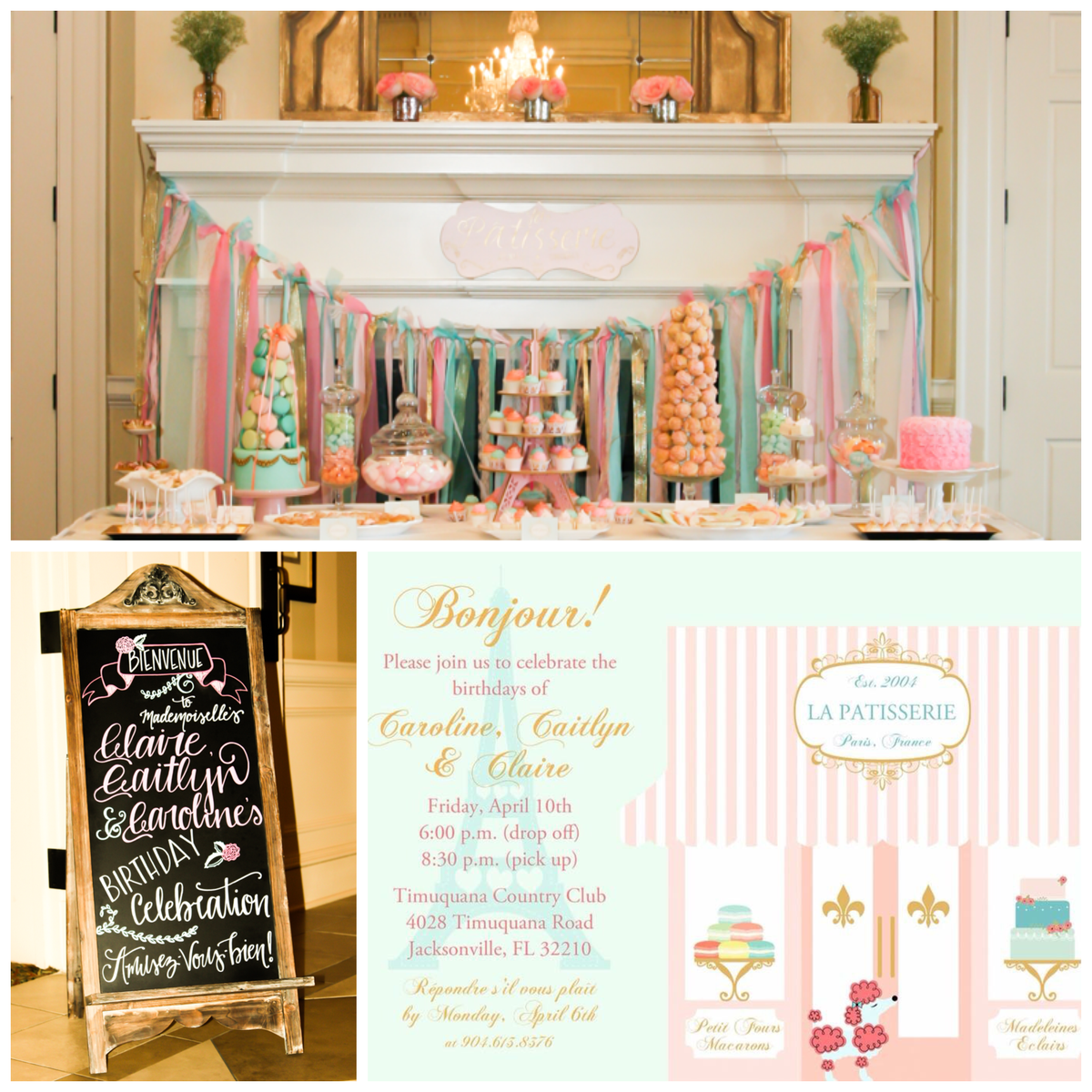 French Pâtisserie Cake Decorating Girl's Birthday Party Birthday Party ...