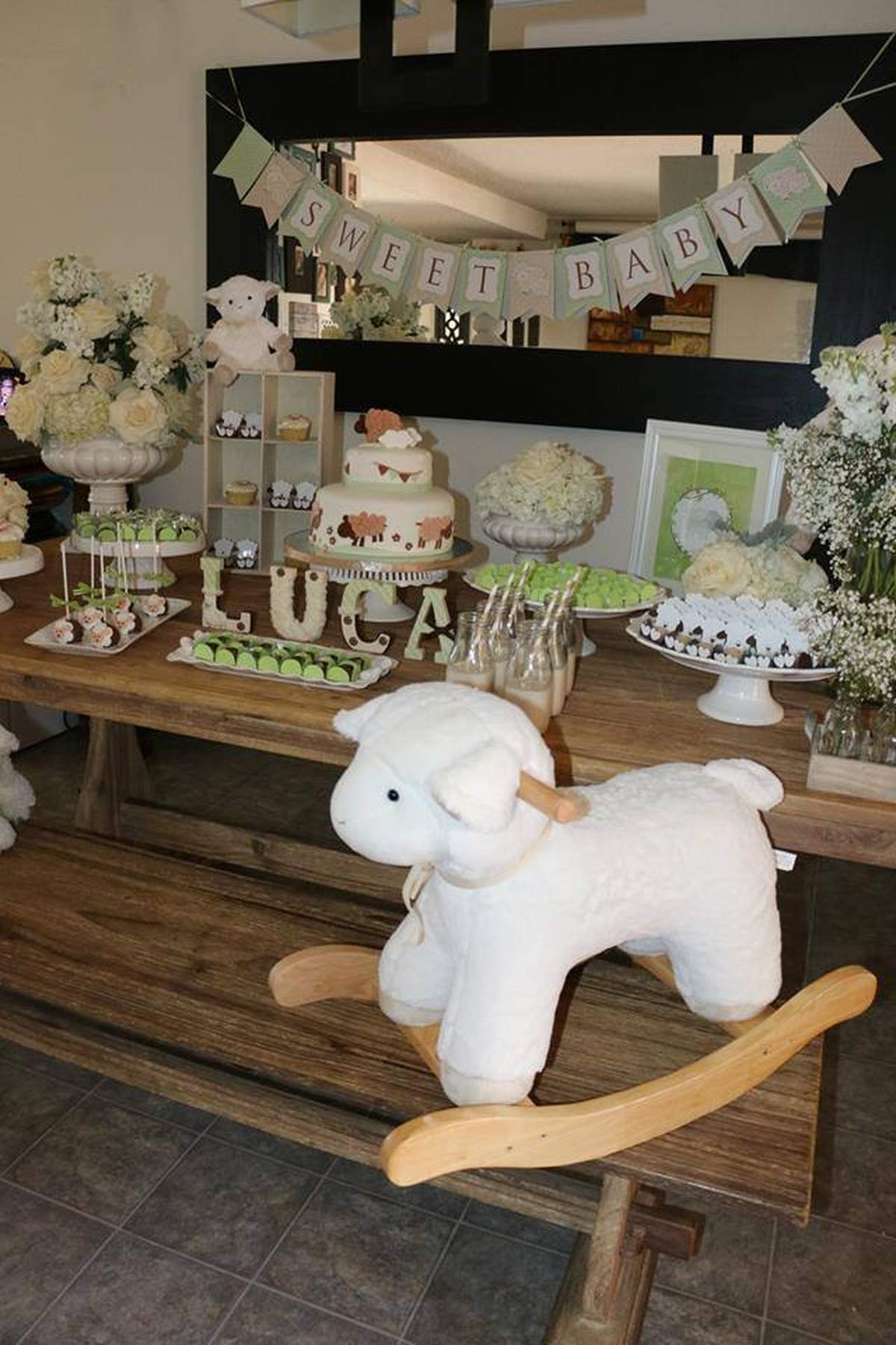 Ba-aaa-bb-yyy on the way ! Baby Shower Party Ideas | Photo 1 of 63 ...