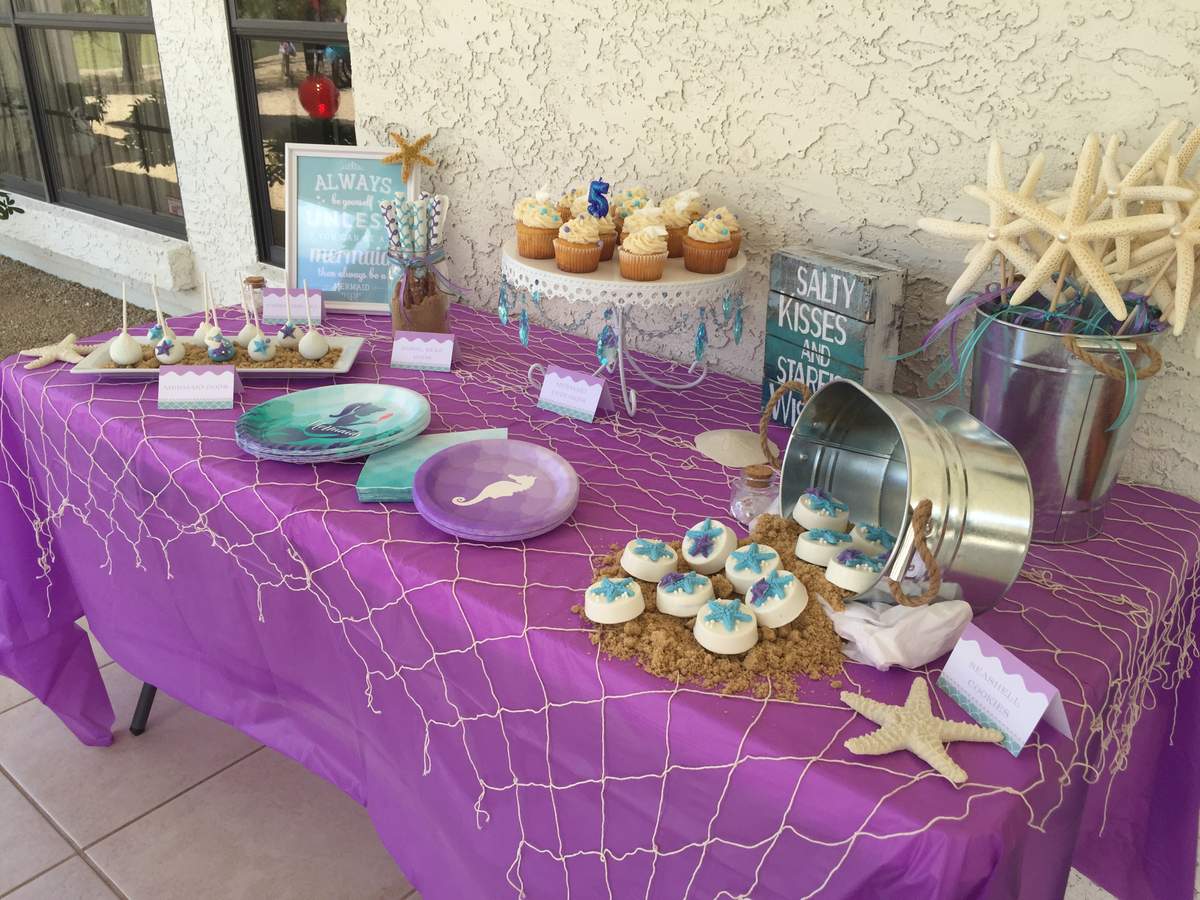 Mermaids Birthday Party Ideas | Photo 15 of 24 | Catch My Party