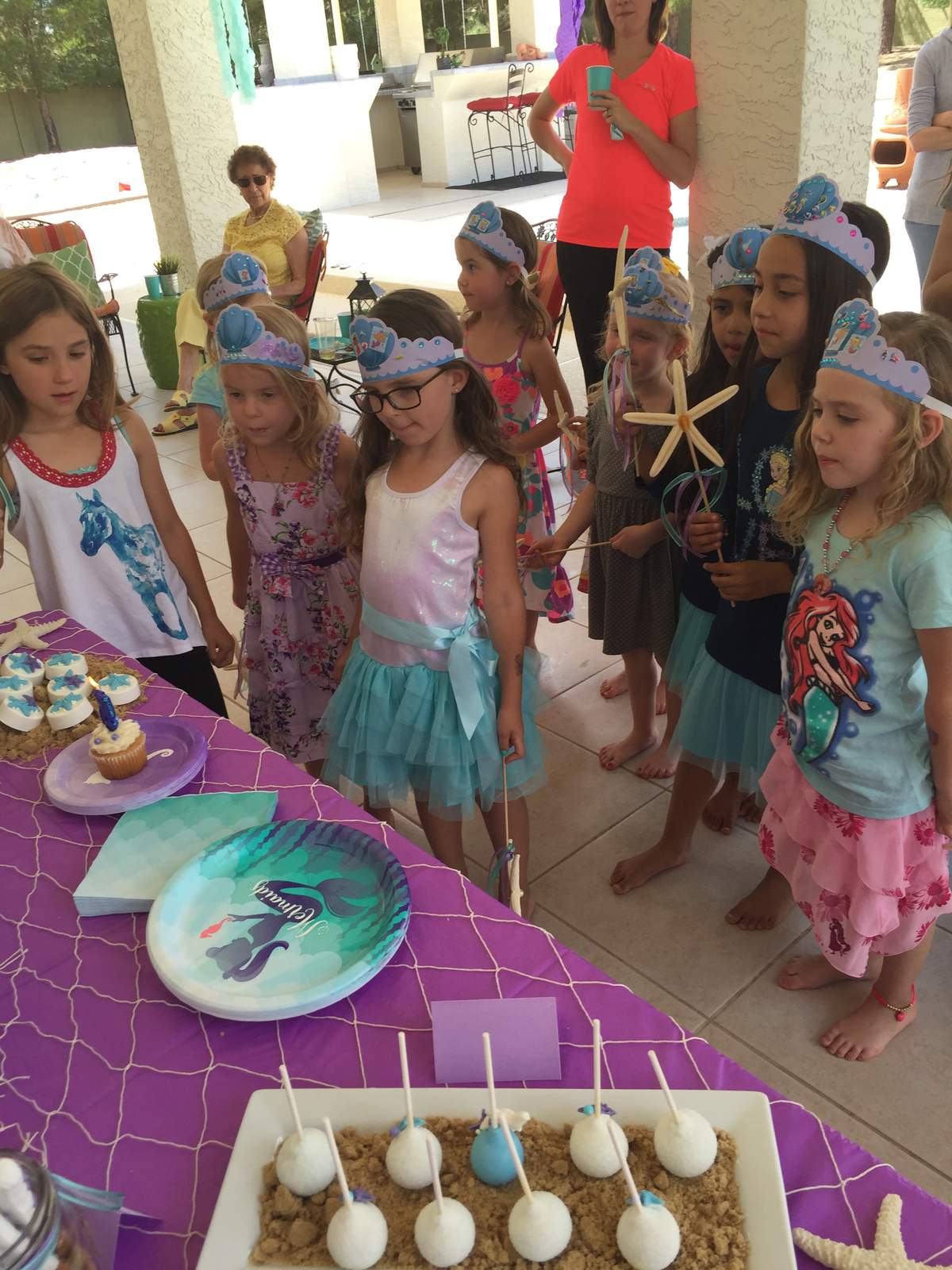 Mermaids Birthday Party Ideas | Photo 15 of 24 | Catch My Party