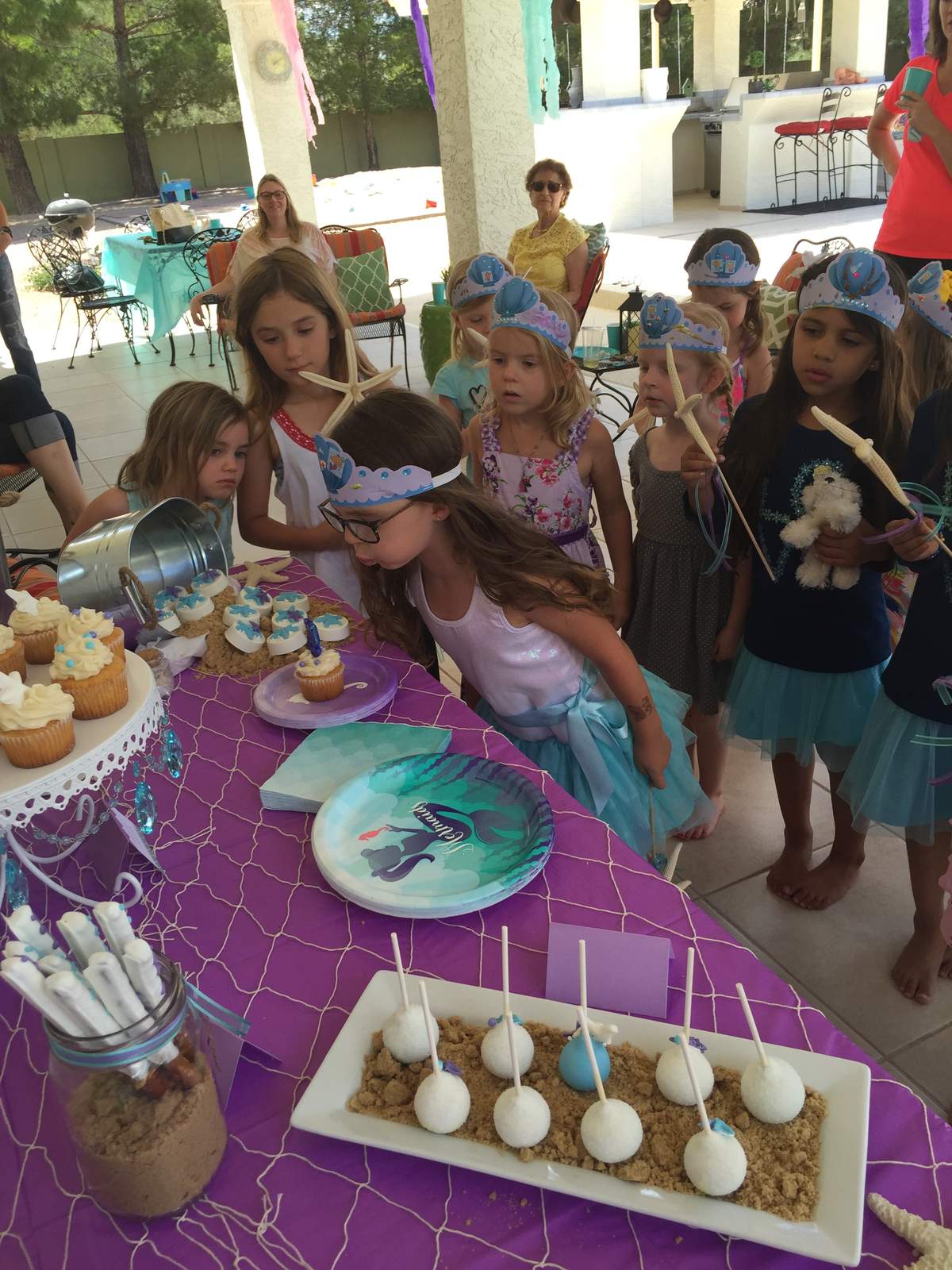 Mermaids Birthday Party Ideas | Photo 15 of 24 | Catch My Party