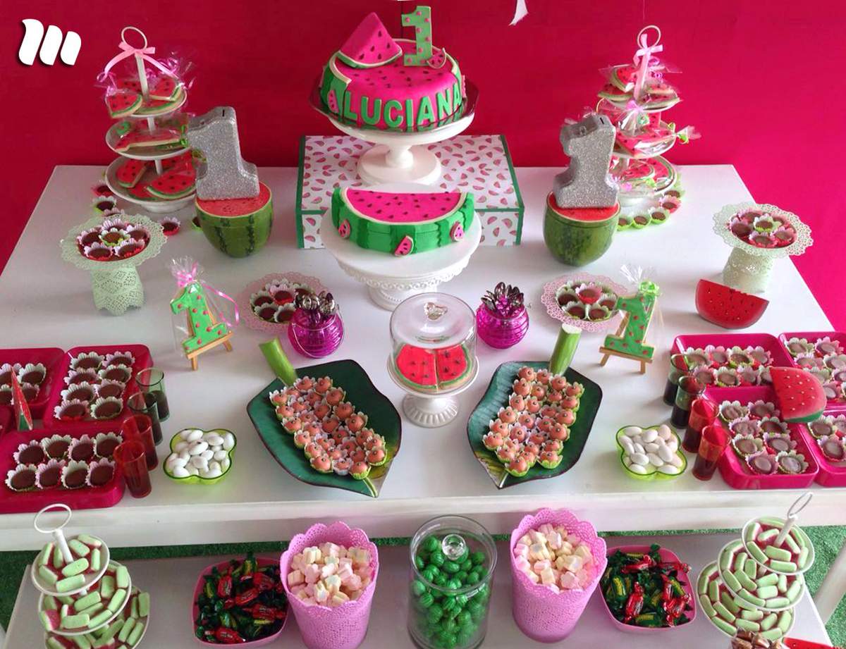 Watermelon Birthday Party Ideas | Photo 1 of 21 | Catch My Party