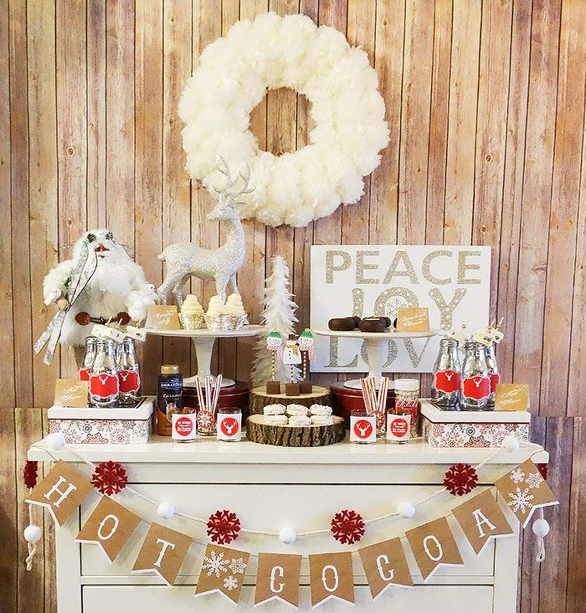 Rustic Christmas/Holiday Party Ideas | Photo 2 of 14 | Catch My Party