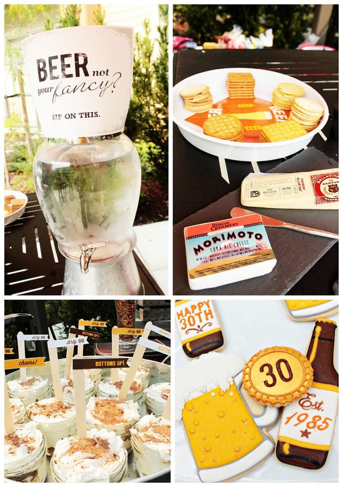 Beer Birthday Party Ideas | Photo 1 of 15 | Catch My Party