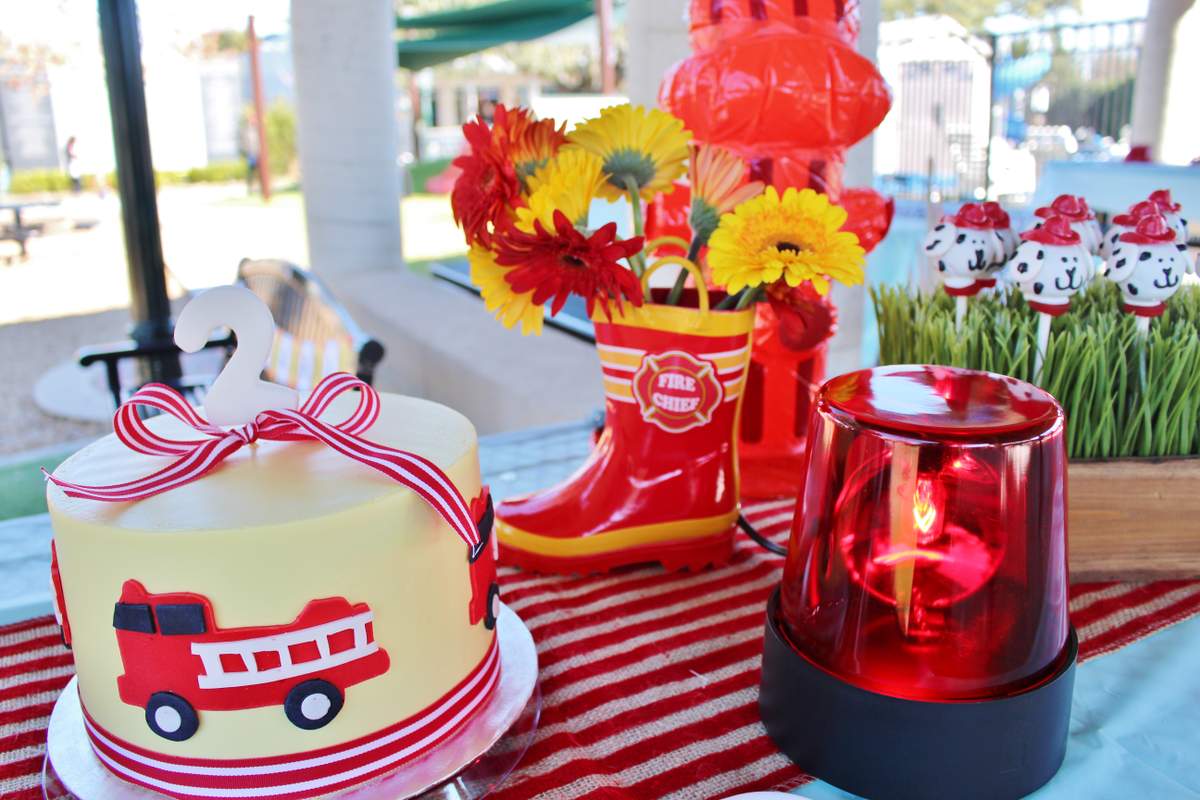Fireman Birthday Party Ideas | Photo 8 of 28 | Catch My Party