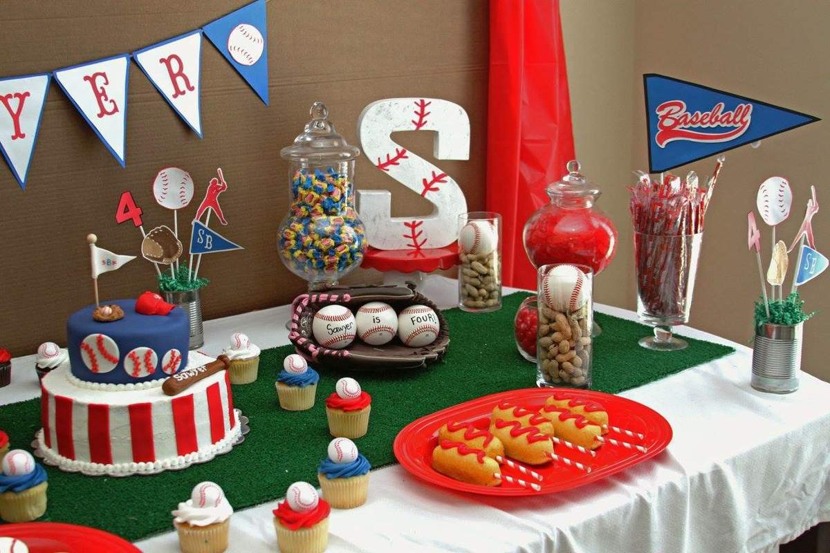 Baseball Birthday Party Ideas | Photo 1 of 18 | Catch My Party