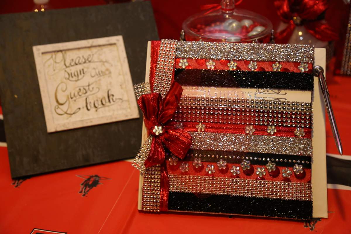 Graduation Party Red and black Party Ideas | Photo 1 of 13 | Catch My Party