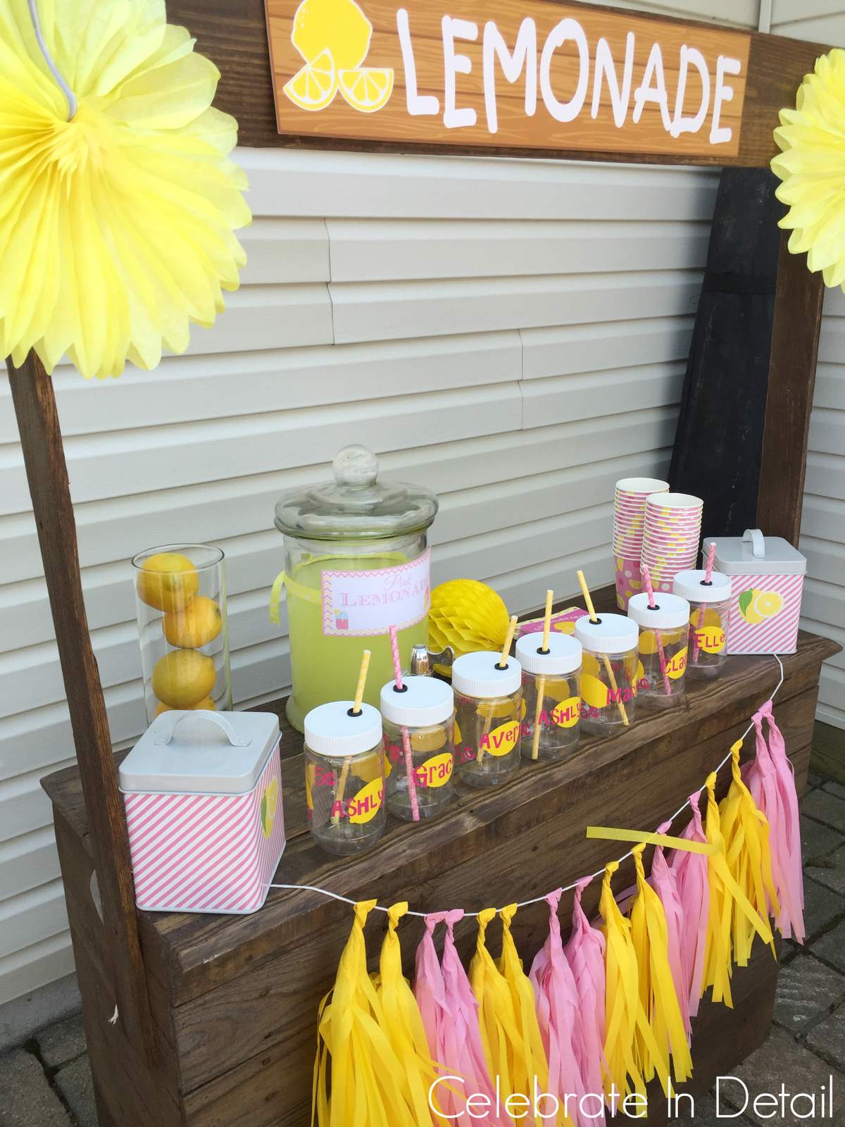 Pink Lemonade Birthday Party Birthday Party Ideas | Photo 13 of 20 ...