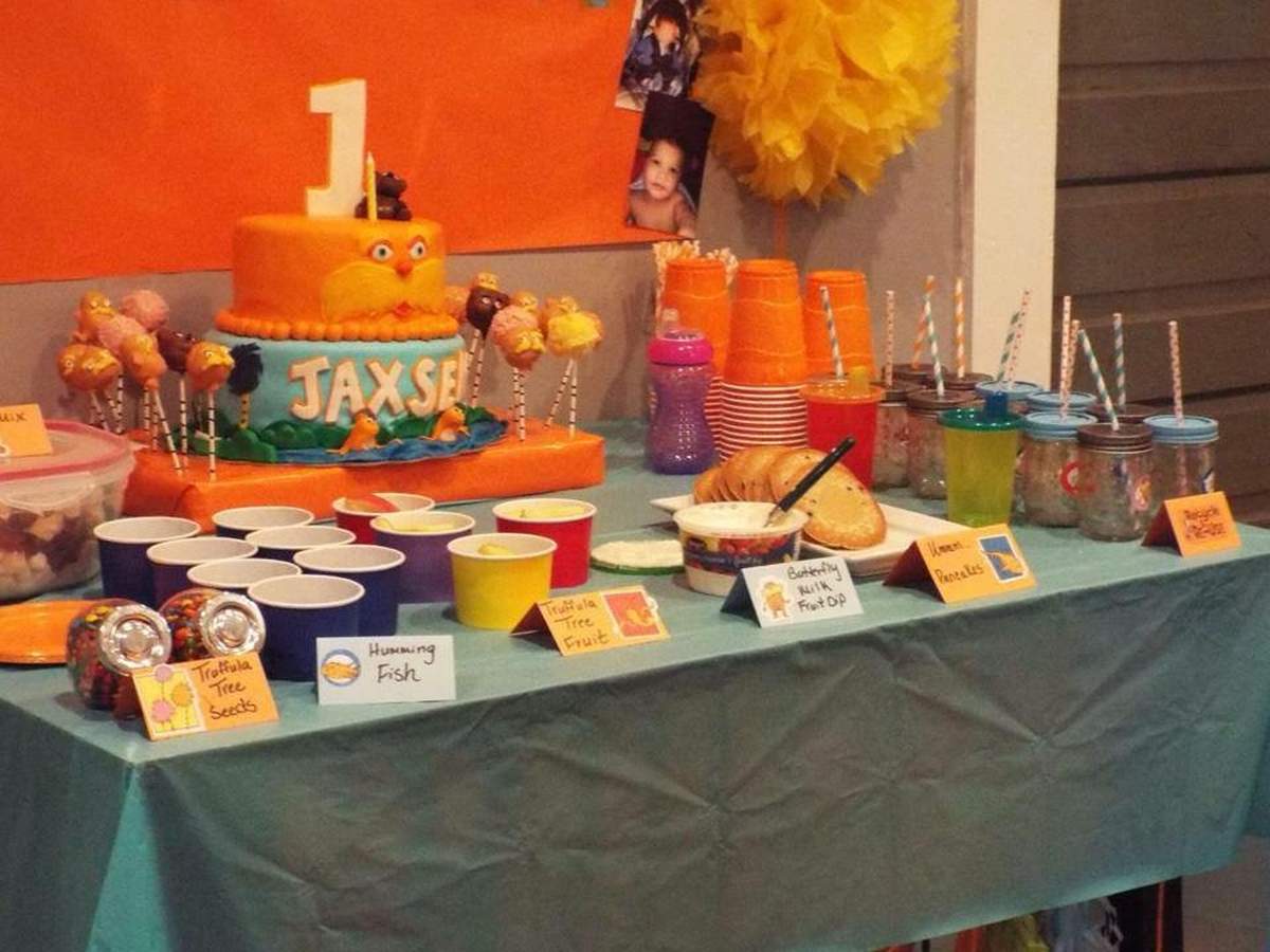 The Lorax / Birthday "Jaxsen's Lorax 1st Birthday Bash" | Catch My Party