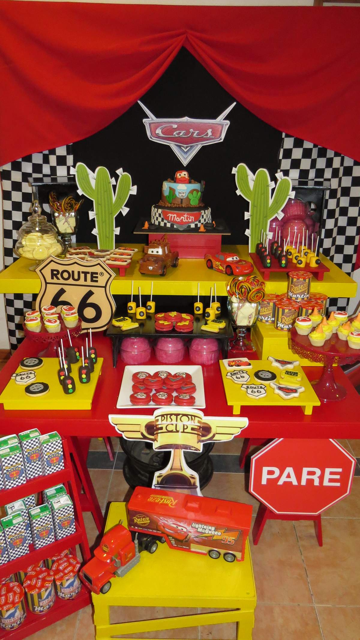 Cars (Disney movie) Birthday Party Ideas | Photo 10 of 21 | Catch My Party