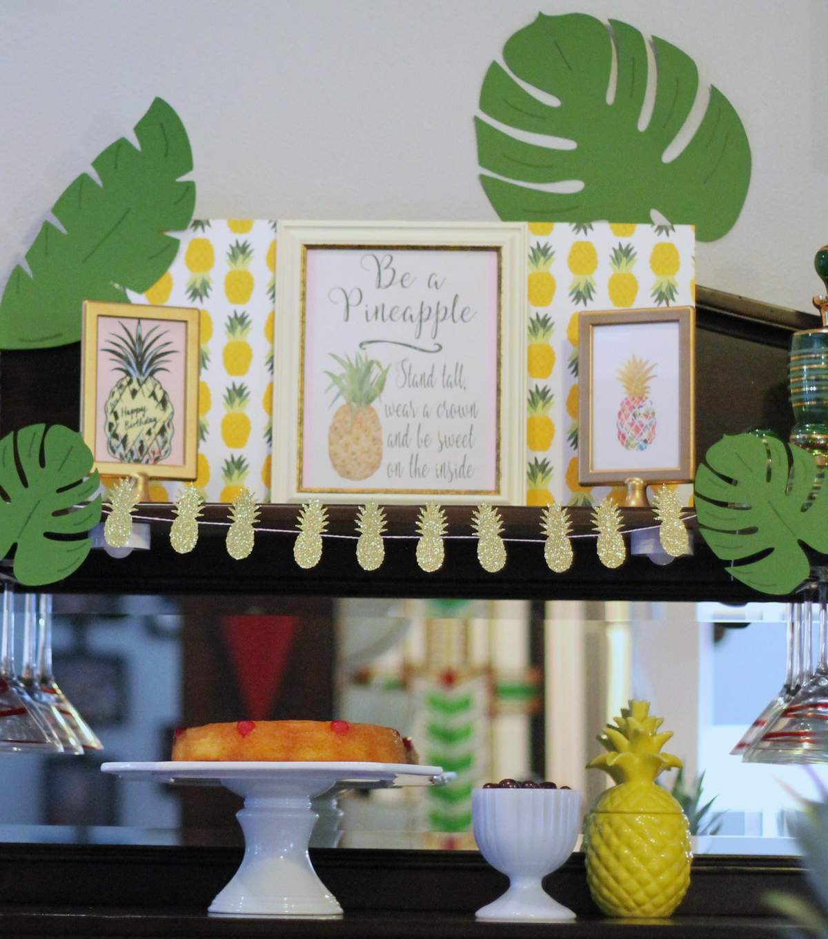 Pineapple Adult Dinner Party Birthday Party Ideas | Photo 5 of 13 ...