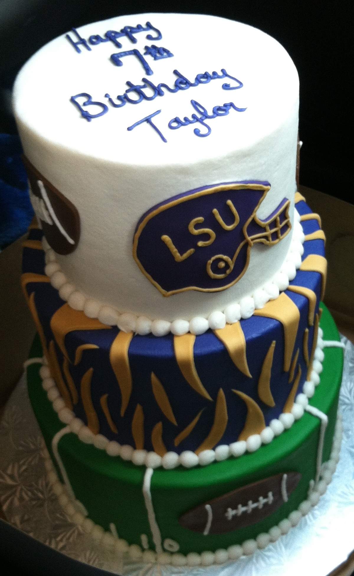 LSU Football Birthday Party Ideas | Photo 1 of 5 | Catch My Party