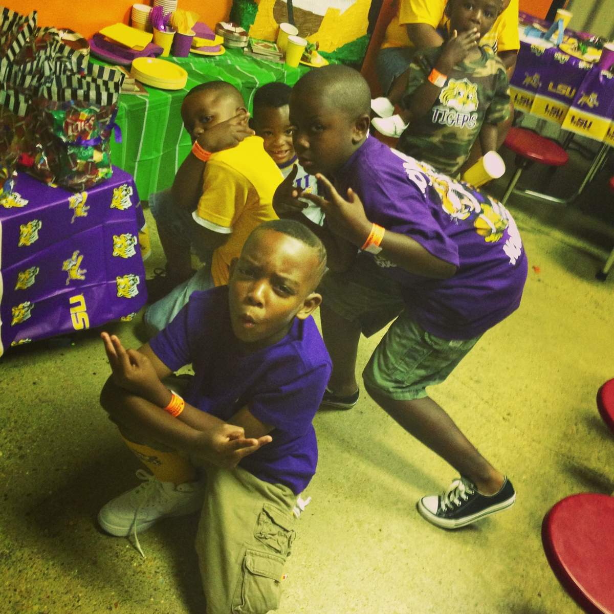 LSU Football Birthday Party Ideas | Photo 1 of 5 | Catch My Party