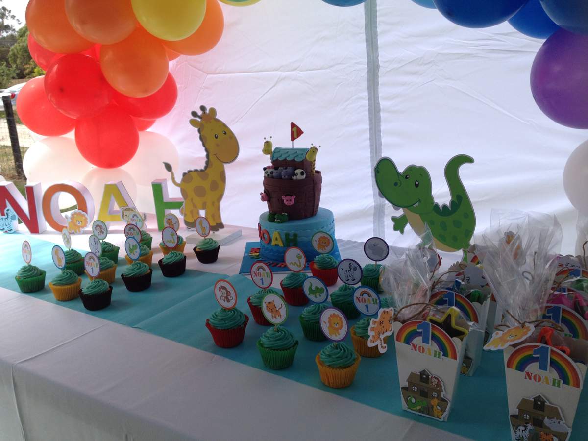Noah's Ark Birthday Theme Birthday Party Ideas | Photo 14 of 16 | Catch ...