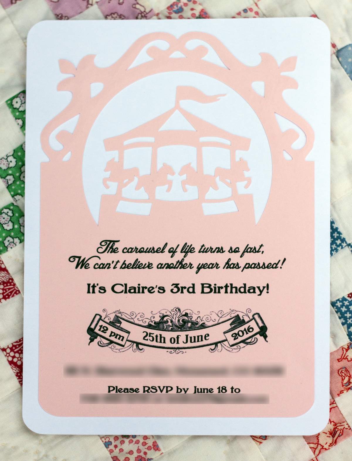 Carousel Birthday Party Ideas | Photo 2 of 22 | Catch My Party