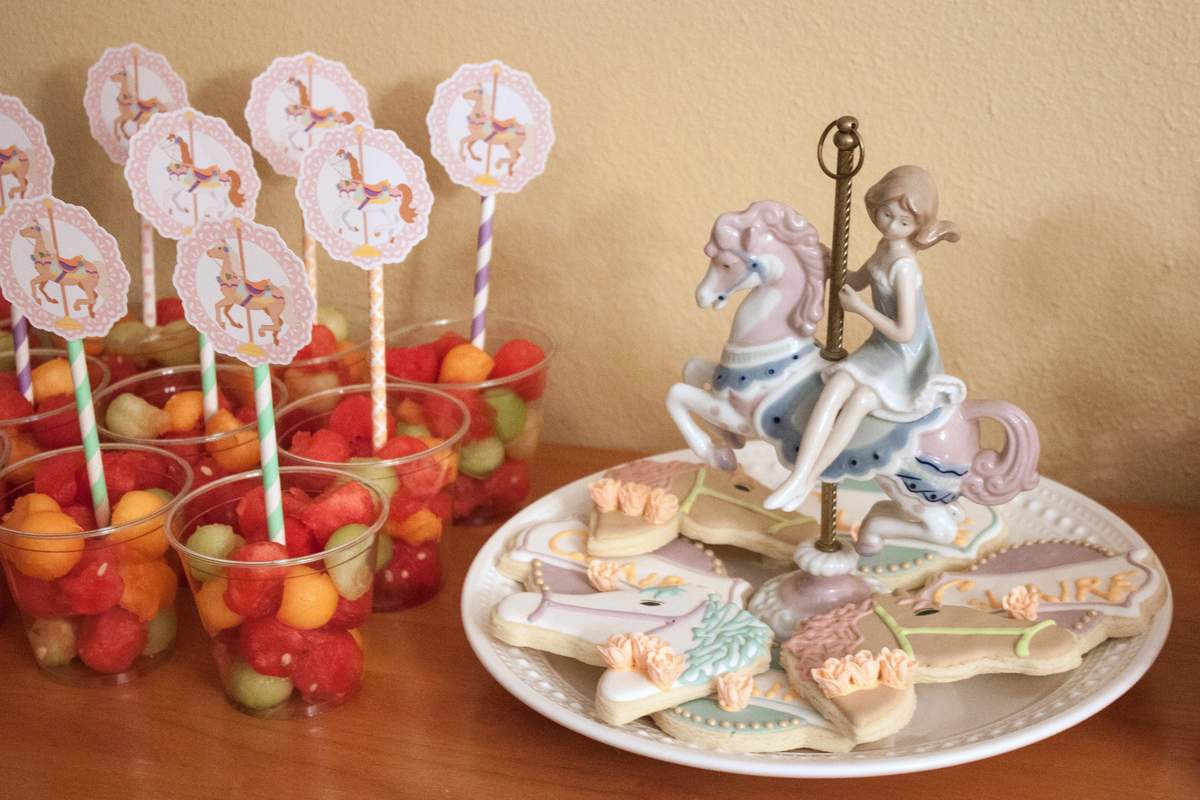 Carousel Birthday Party Ideas | Photo 2 of 22 | Catch My Party