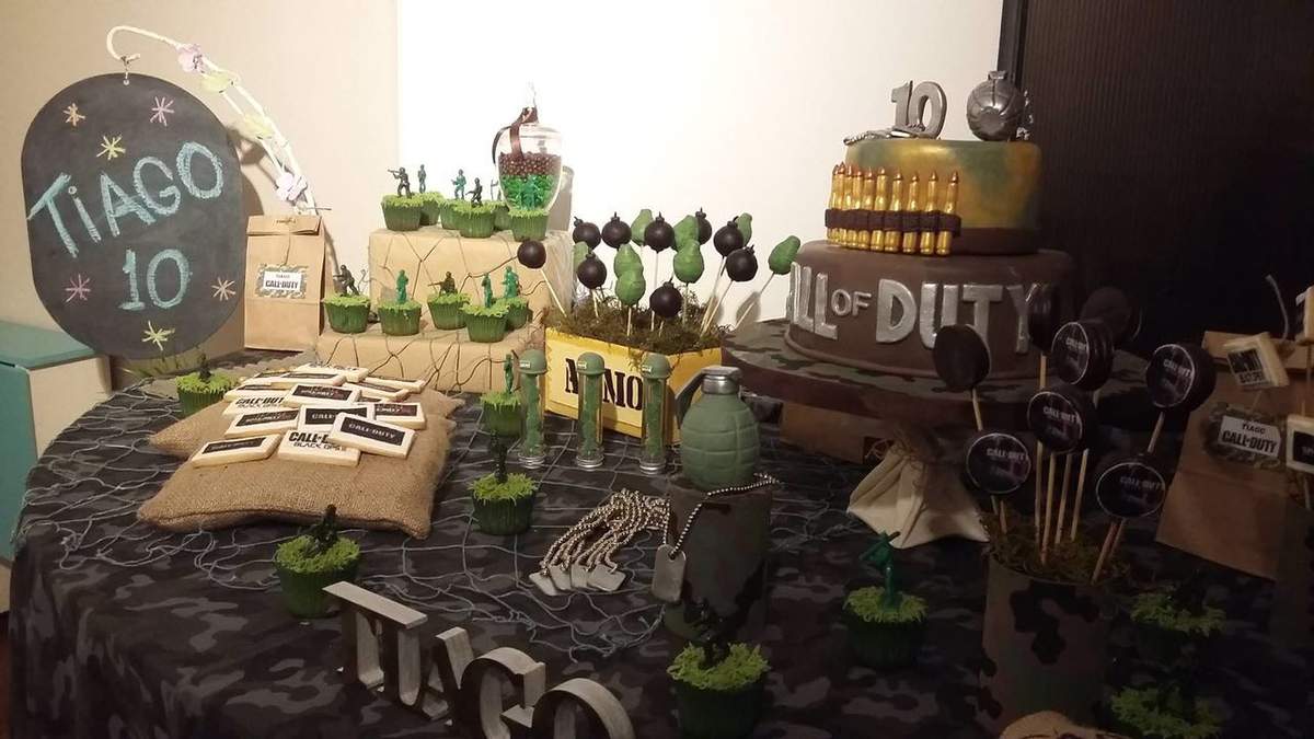 Call of Duty Birthday Party Ideas | Photo 5 of 11 | Catch My Party