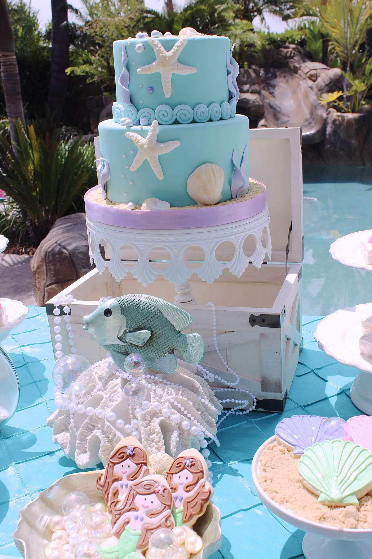 Mermaids Birthday Party Ideas | Photo 1 of 42 | Catch My Party