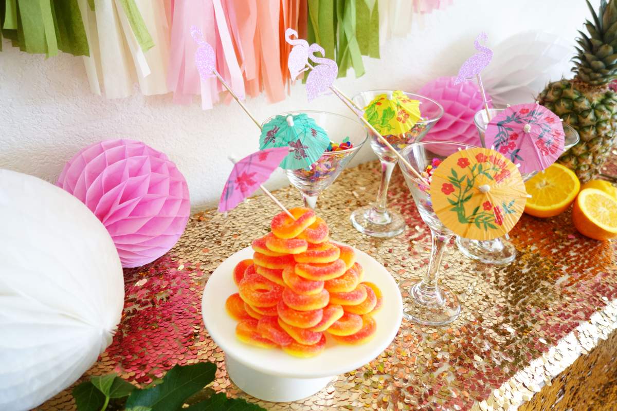 Pink Flamingo Birthday Party Ideas | Photo 1 of 28 | Catch My Party