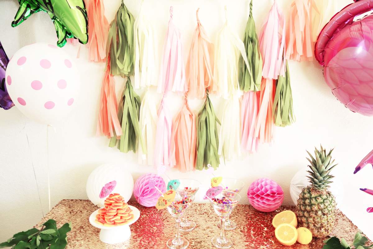 Pink Flamingo Birthday Party Ideas | Photo 1 of 28 | Catch My Party