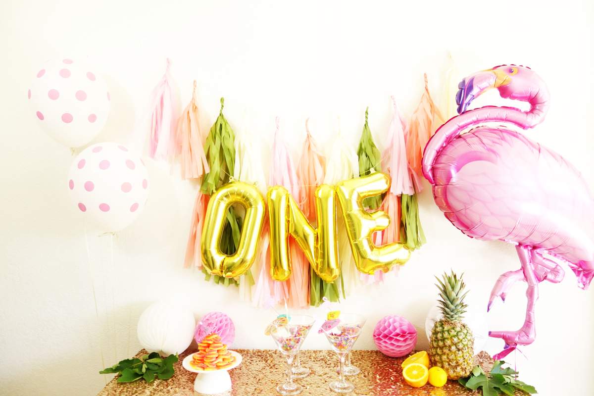 Pink Flamingo Birthday Party Ideas | Photo 1 of 28 | Catch My Party