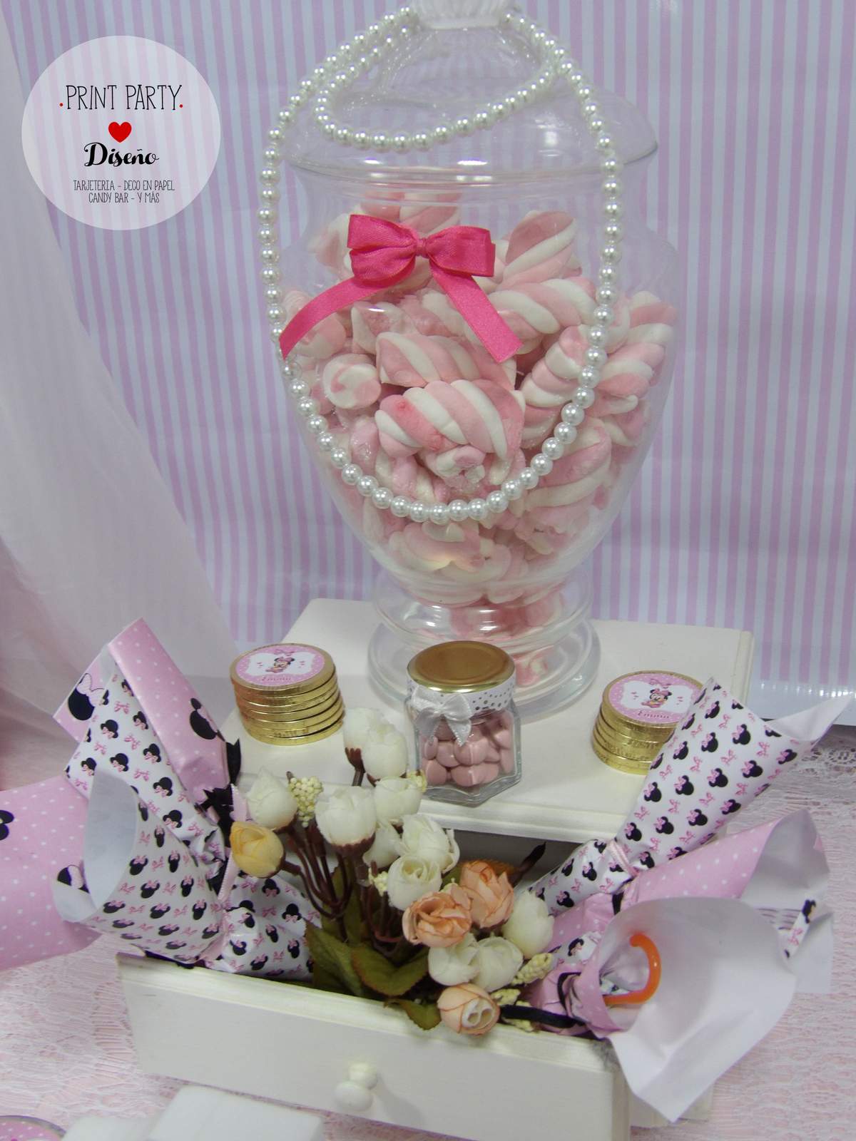 Minnie Mouse / Birthday "Emma's baby Minnie party" | Catch My Party