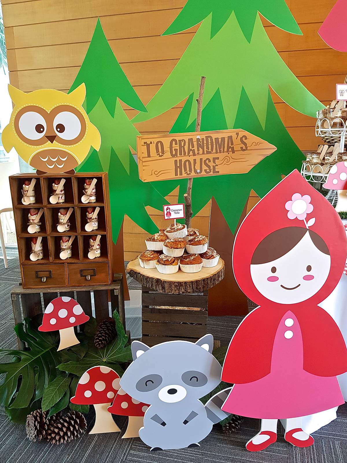 Red Riding Hood in the woods Birthday Party Ideas | Photo 2 of 18 ...