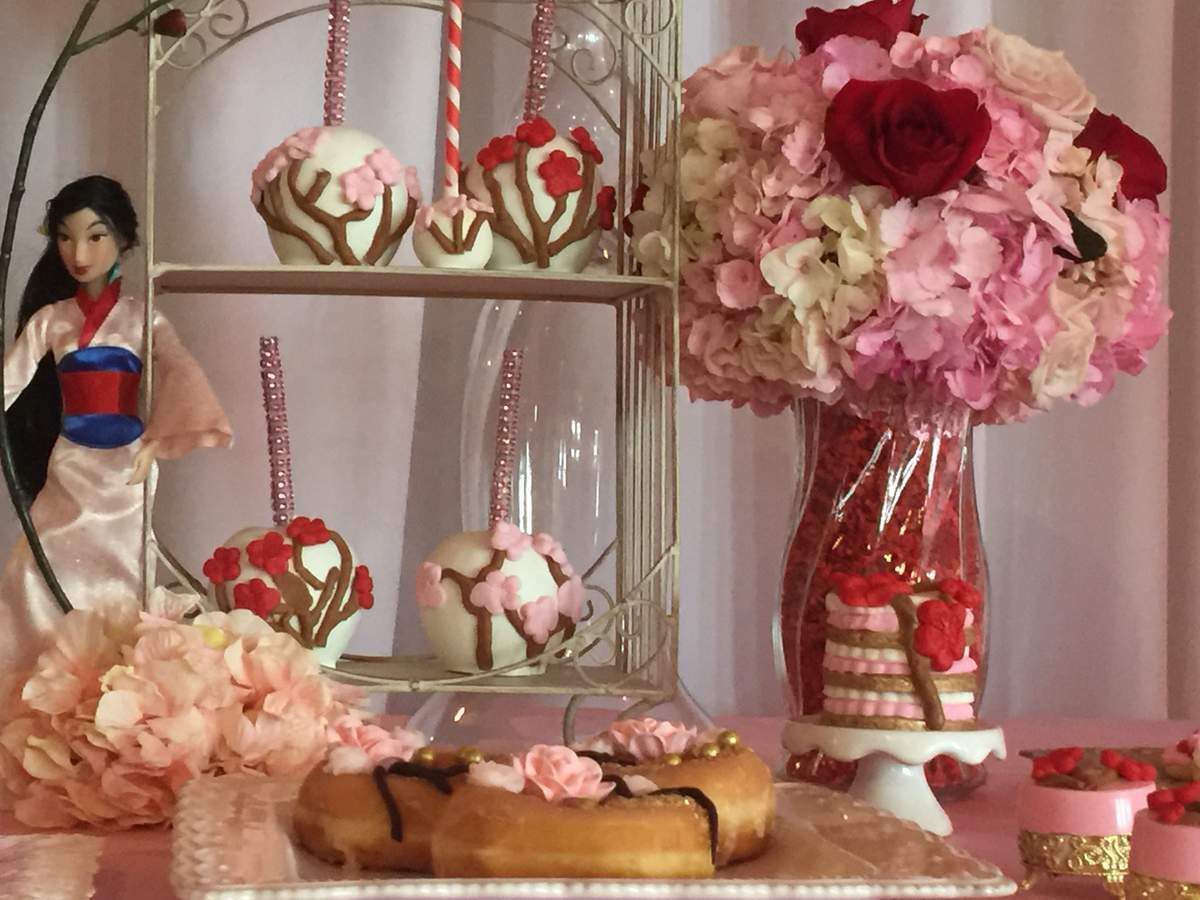 Mulan/Cherry Blossom/ Chinese Birthday Party Ideas | Photo 1 of 30 ...