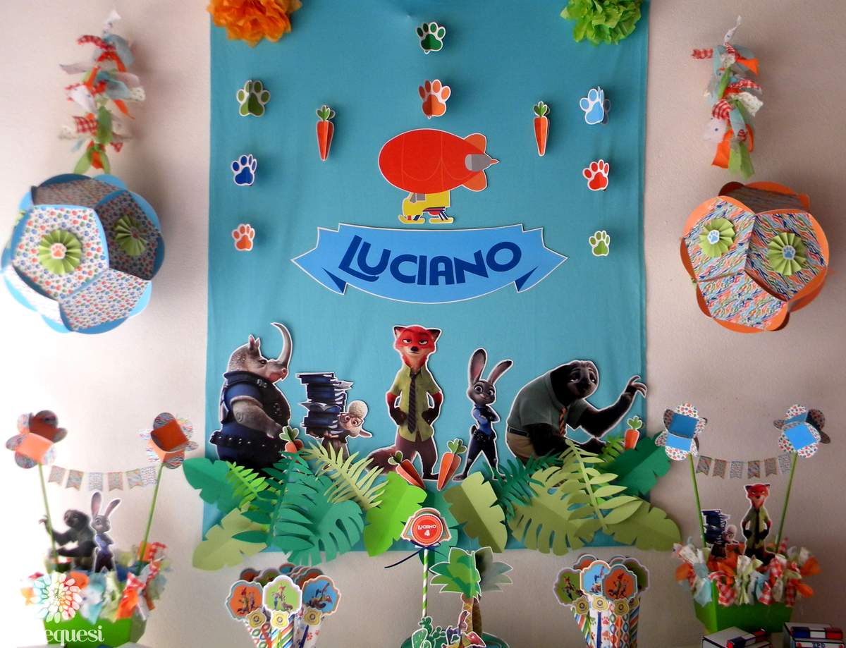 Zootopia Birthday Party Ideas | Photo 1 of 29 | Catch My Party