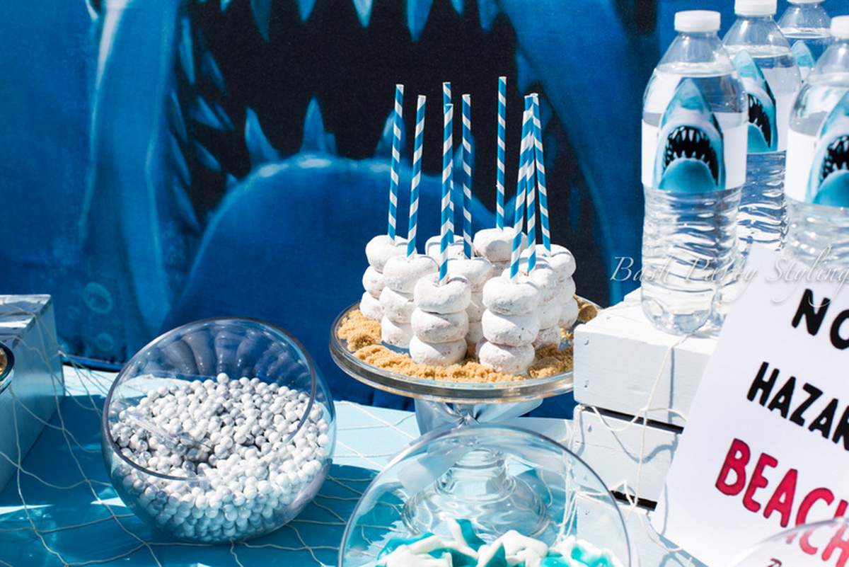 Jaws/shark Birthday Party Ideas | Photo 1 of 9 | Catch My Party