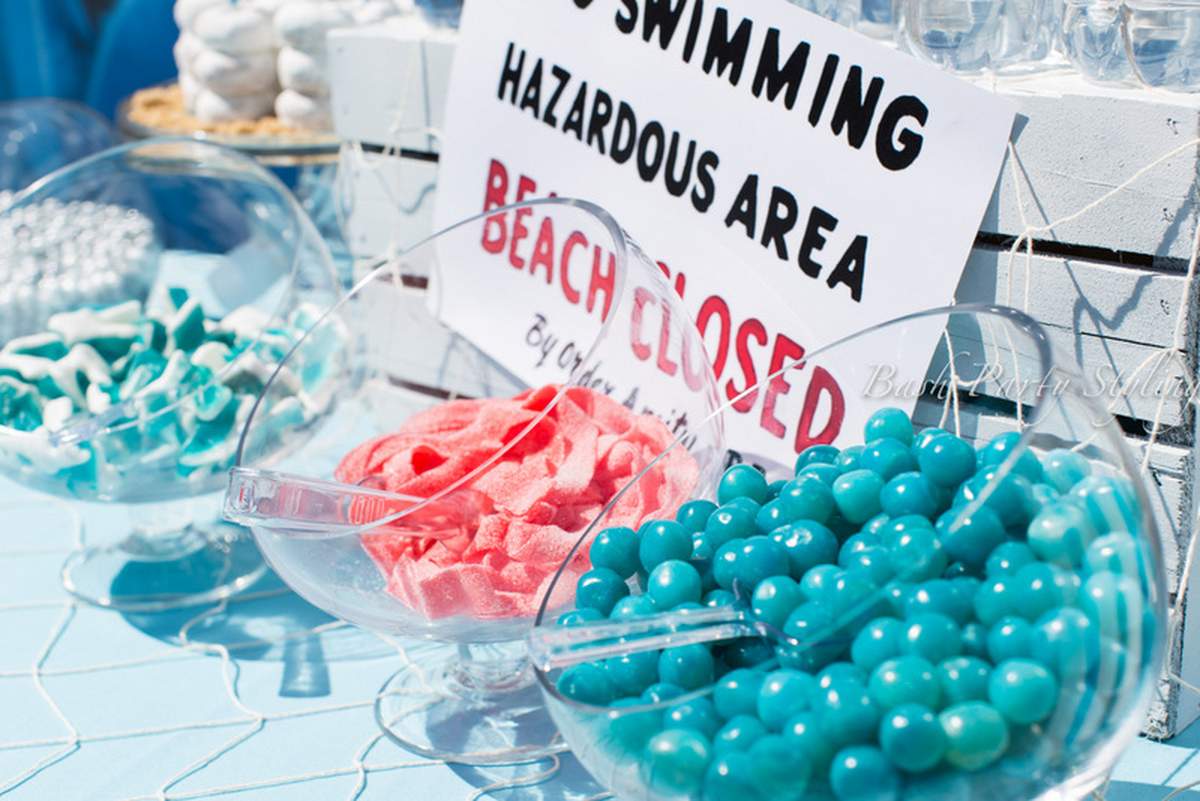 Jaws/shark Birthday Party Ideas | Photo 1 of 9 | Catch My Party