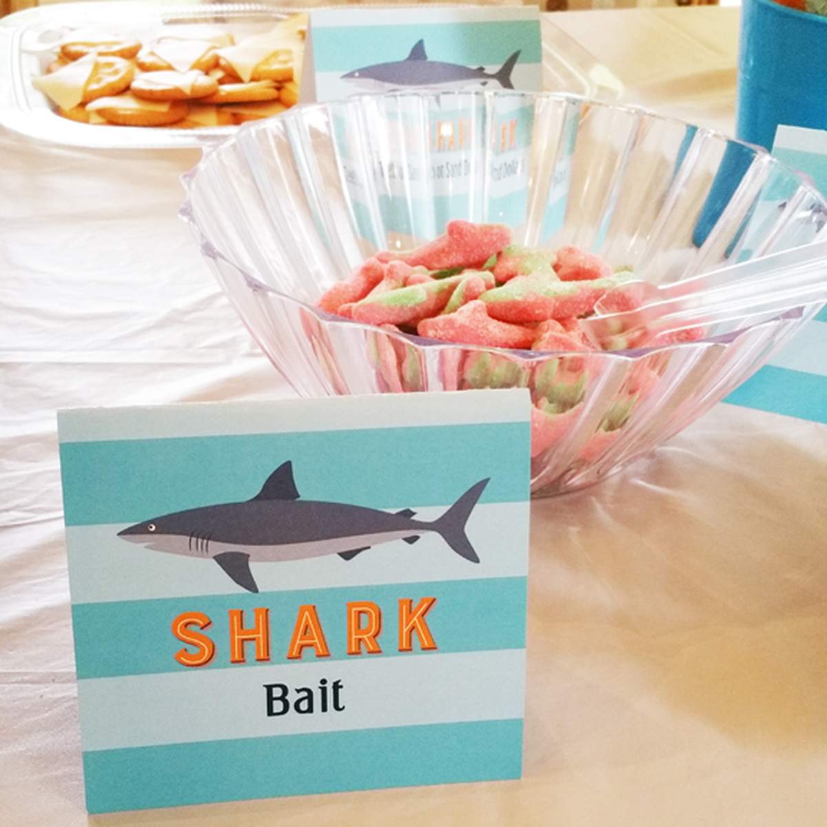 Sharks Birthday Party Ideas | Photo 8 of 18 | Catch My Party