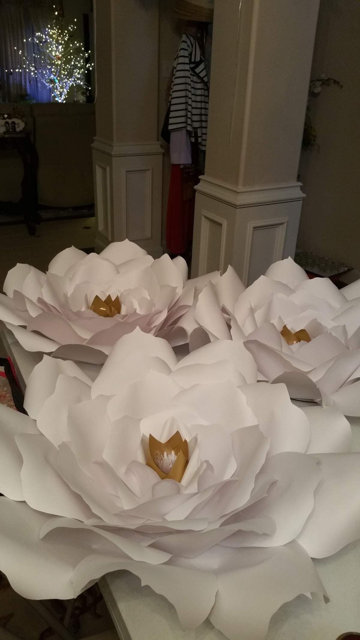 Giant paper roses Wedding Party Ideas | Photo 1 of 9 | Catch My Party