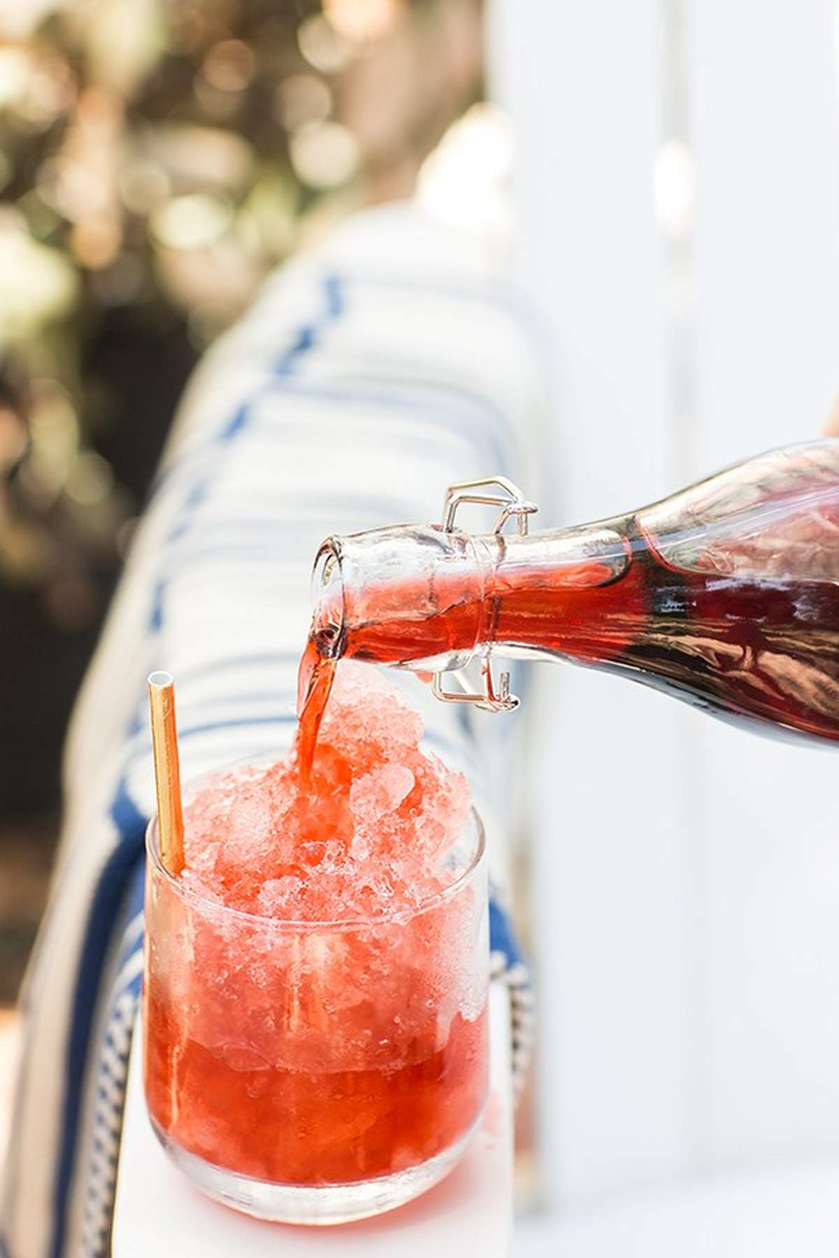 Red, White and Blue / 4th of July "Boozy Snow Cone Bar" | Catch My Party