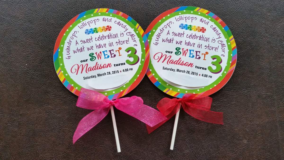 Candyland / Birthday "A Super Sweet 3rd Birthday" | Catch My Party