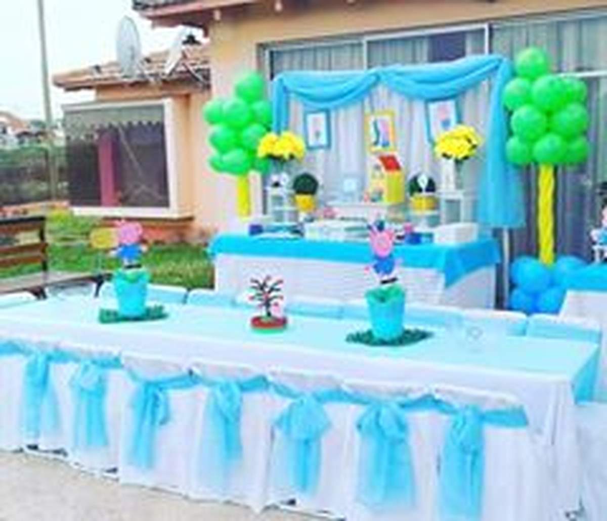 Peppa and George pig Birthday Party Ideas | Photo 4 of 9 | Catch My Party
